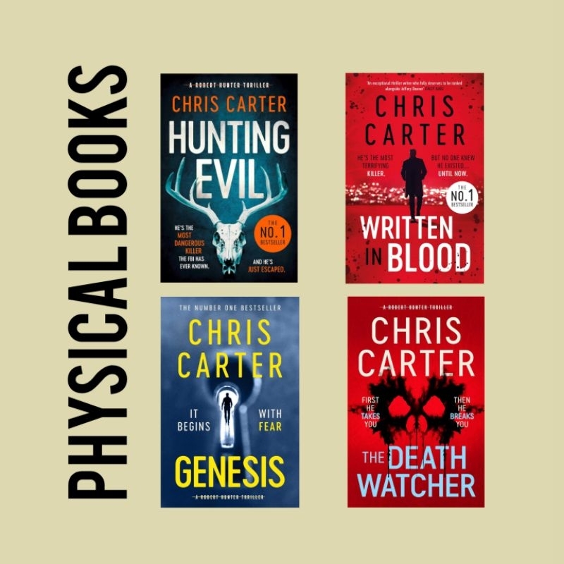 Chris Carter (Robert Hunter Series 4 Books) Hunting Evil Written In ...