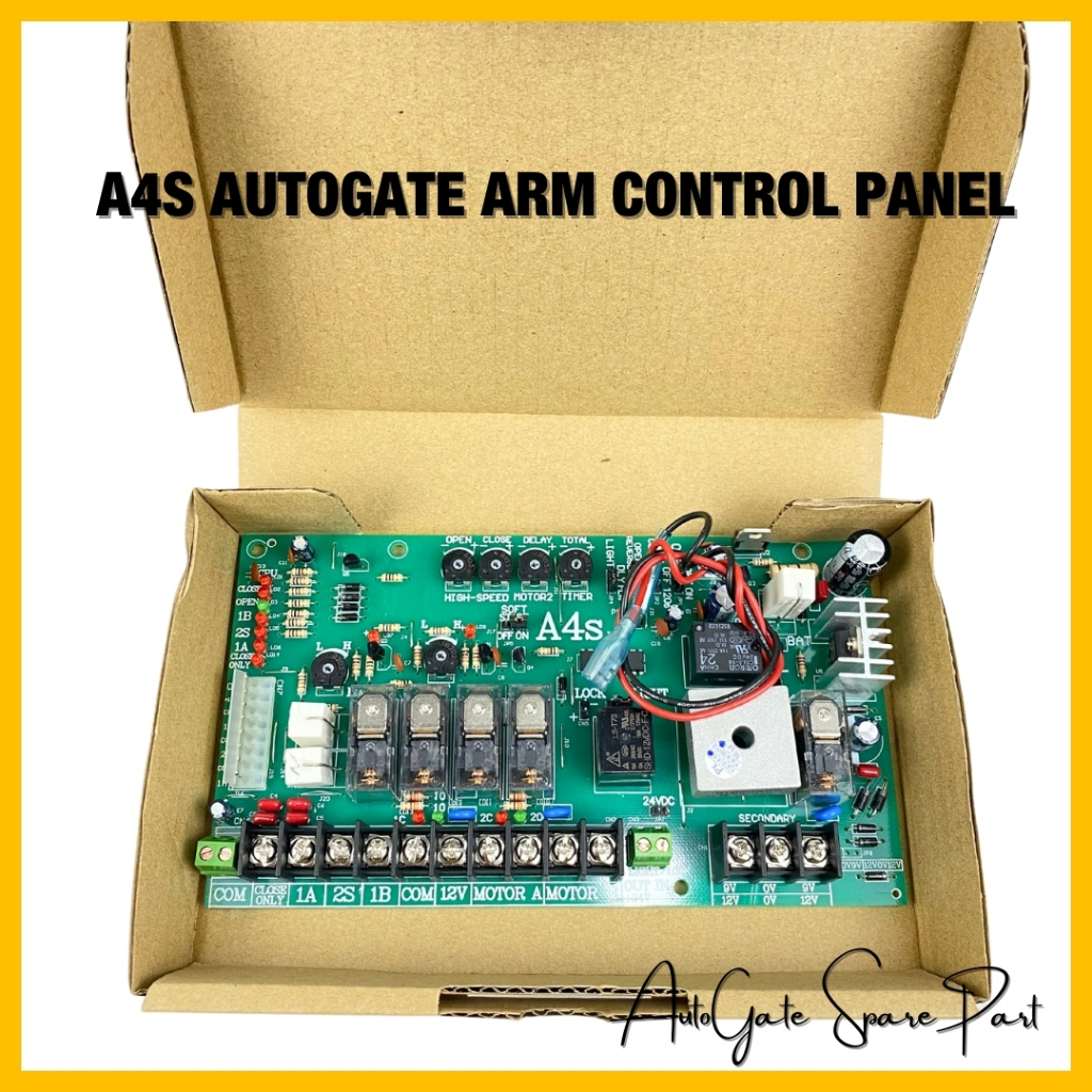 A4S Autogate Arm Control Panel 4 channel panel HUS Autogate | Shopee ...