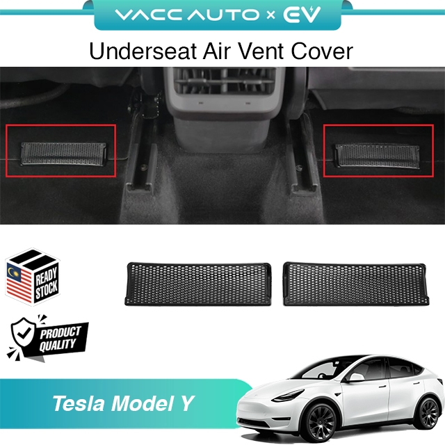 Tesla Model Y 2020-2024 Under Seat Rear Air Vent Grille Protective ...