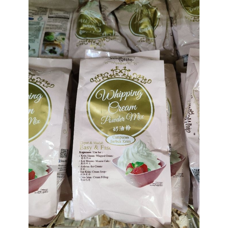 SNOW WHIP Whipping Cream Powder | Serbuk Whipping Cream | Shopee Malaysia