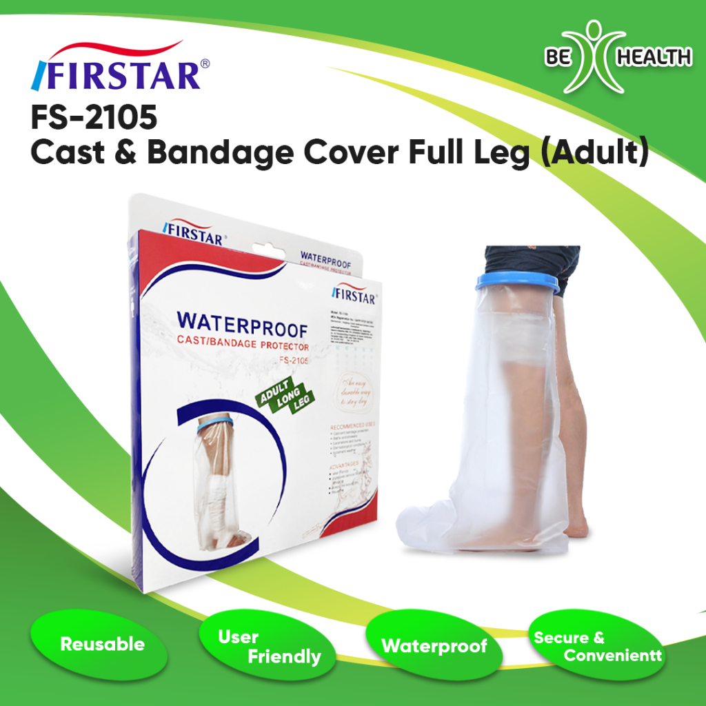 Firstar Cast & Bandage Cover Leg Adult / Cast & Balutan Penutup Kaki ...