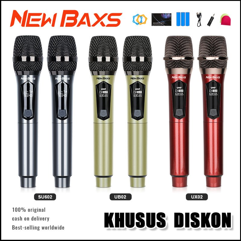 New Baxs SU601/SU602/SU604 UHF wireless microphone 5V charging, free ...
