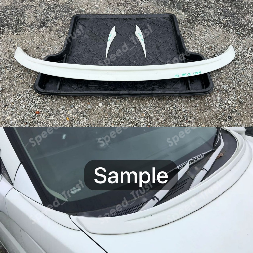 JDM Original Used Front Bonnet Bonet Hood Spoiler Wing Guard Lip ...