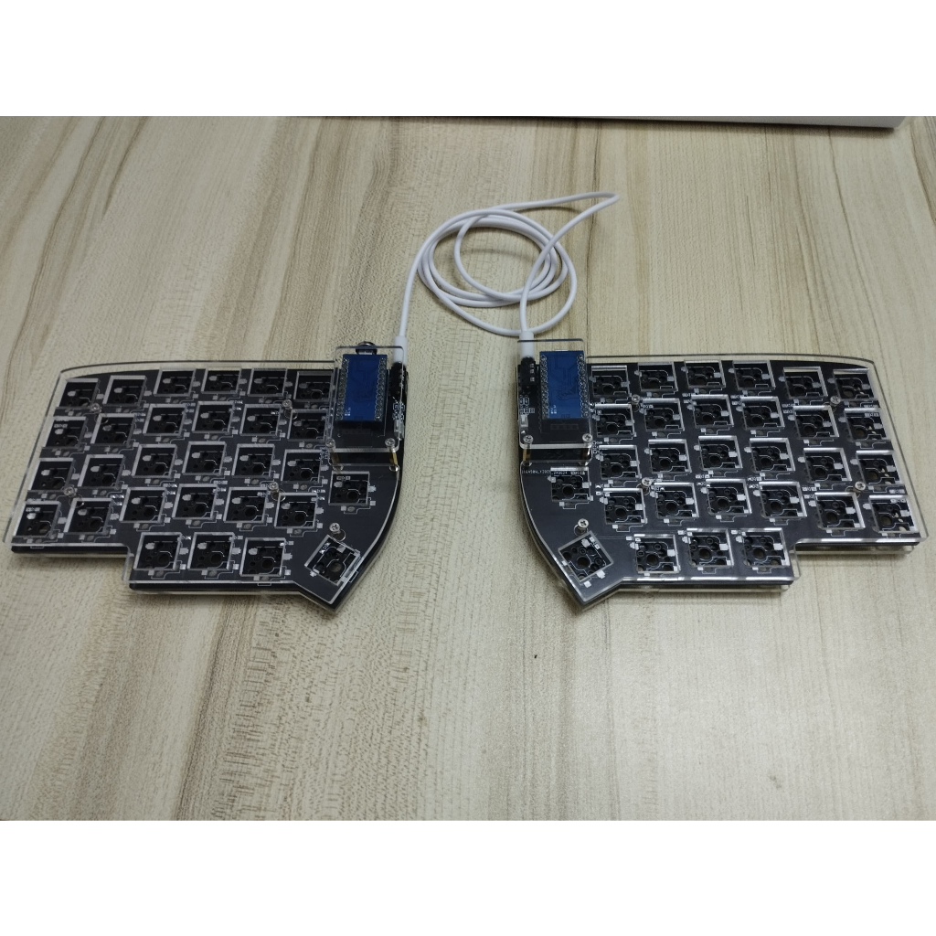 Wired/Wireless Lily58 Split Keyboard | Shopee Malaysia