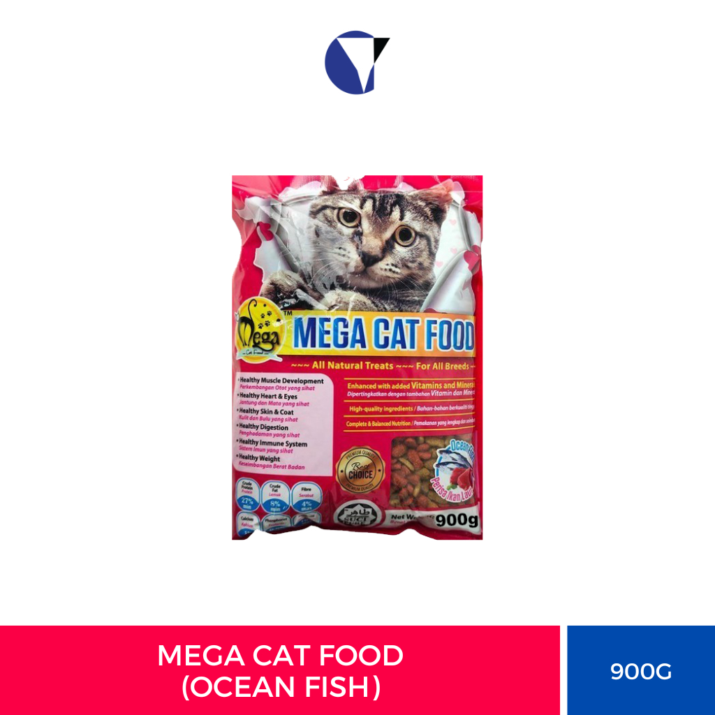 MEGA CAT FOOD (900G) | Shopee Malaysia