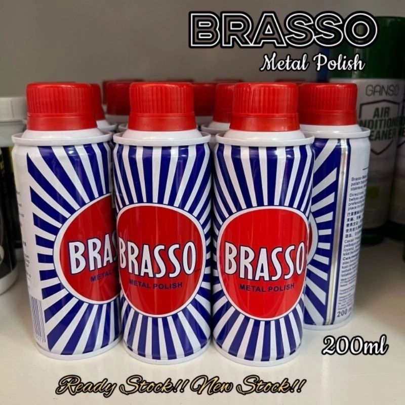 200ML / 400ML BRASSO LIQUID METAL POLISH LIQUID METAL POLISH for ...
