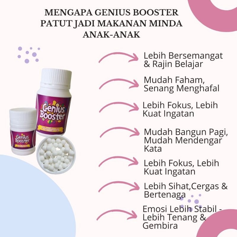 GENIUS BOOSTER GULA² MINDA 80 BIJI | Shopee Malaysia