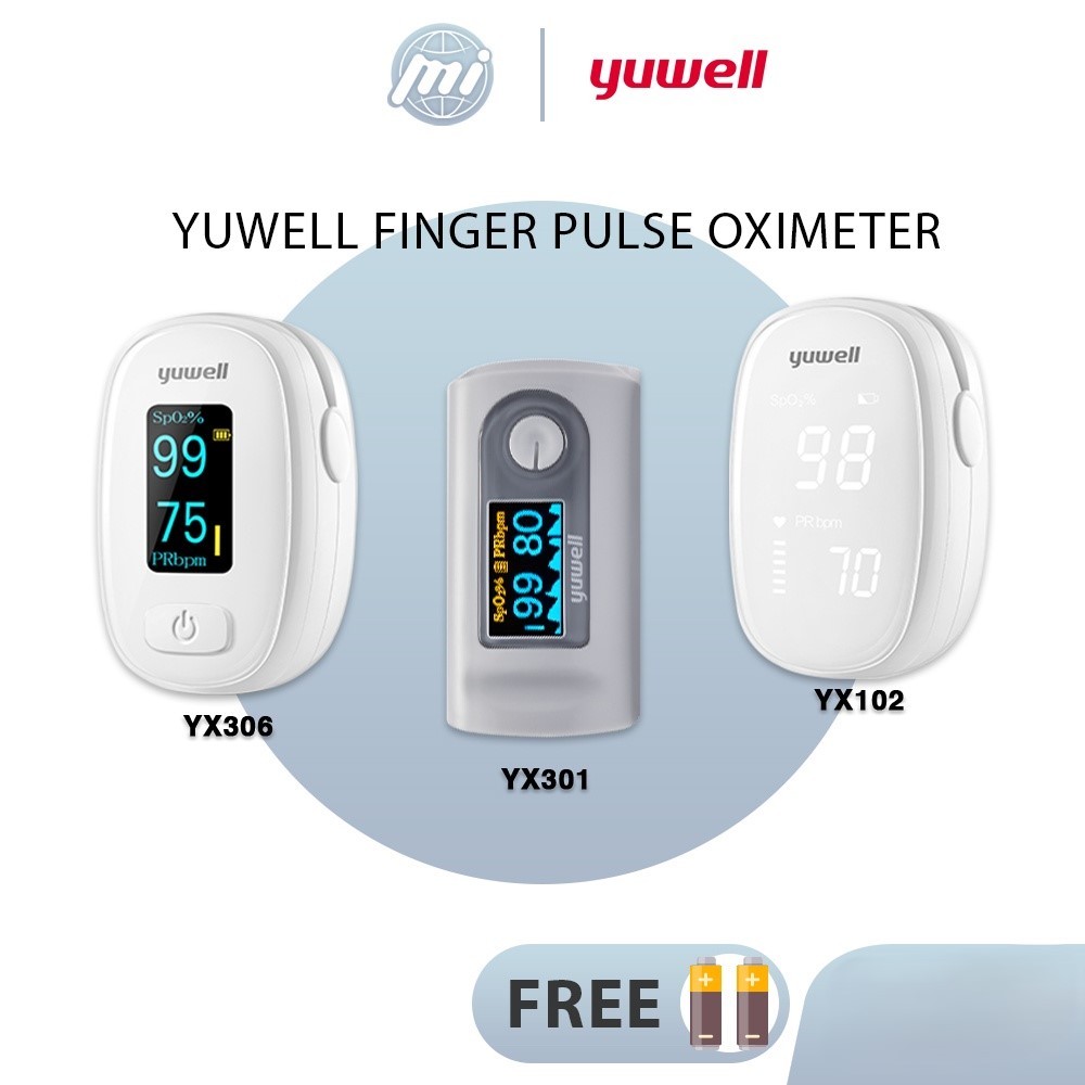 Youpin Yuwell YX102 / YX301 / YX306 Pulse Oximeter Digital Fingertip Painless Care Health High ...