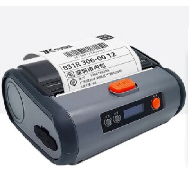 zicox CS4 Battery operated A6 Courier AWB label Sticker Android ...