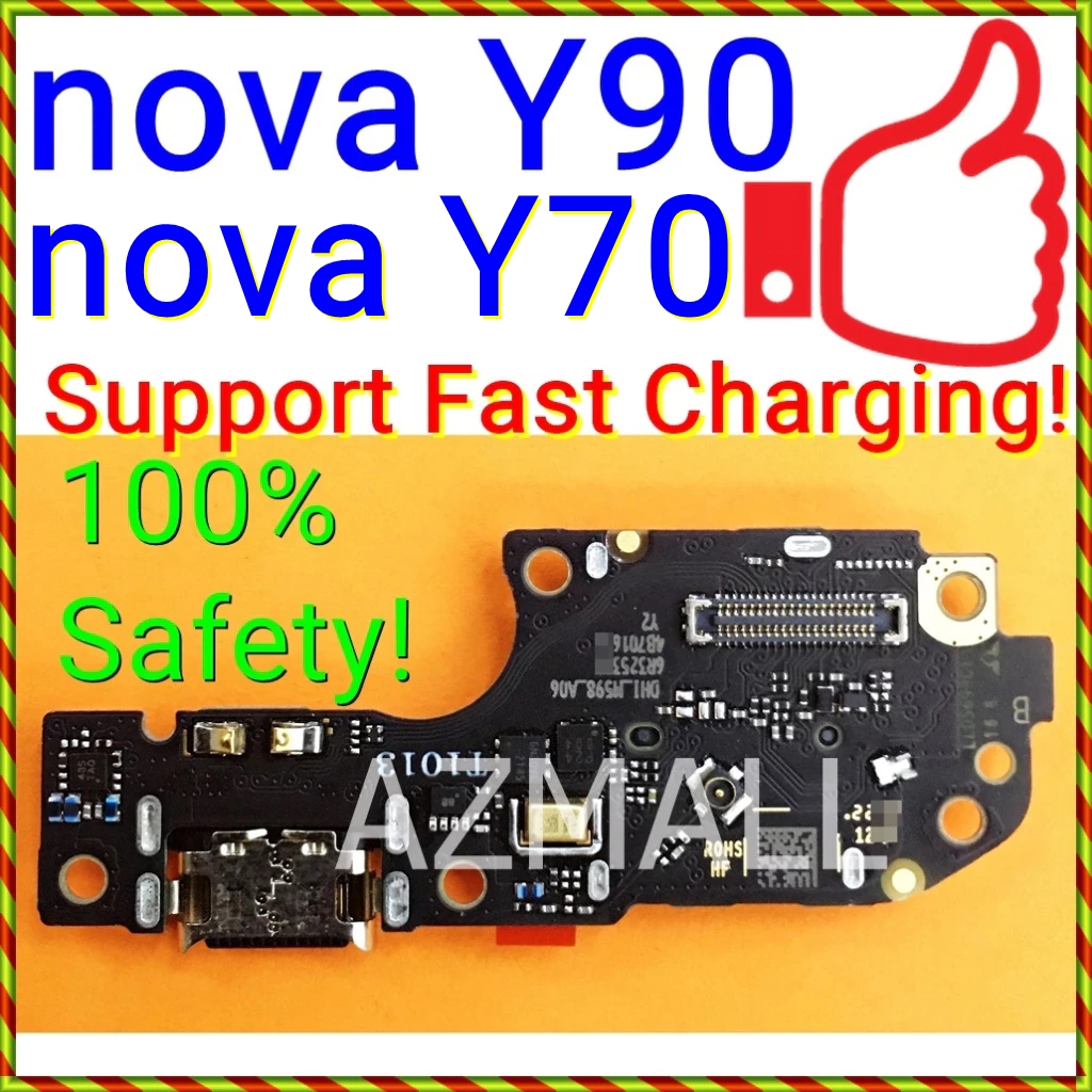 (40W Fast Charge) NEW ORI SIM Card Slot Charging Port FULL IC Board MIC ...