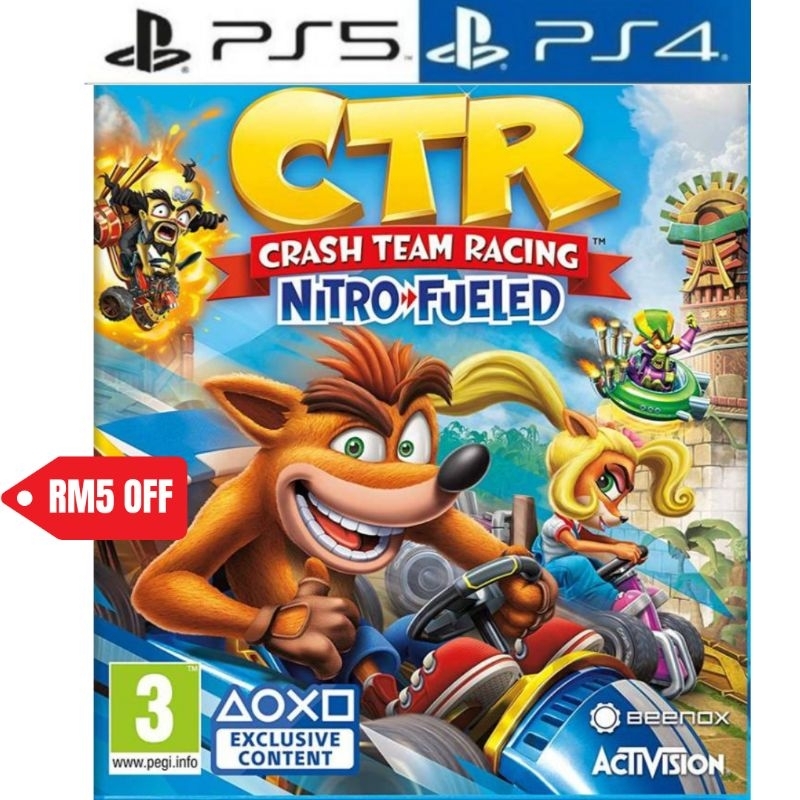 (🔥PROMO🔥) Crash Bandicoot Team Racing Nitro Fueled Full Game (PS4 & PS5 ...