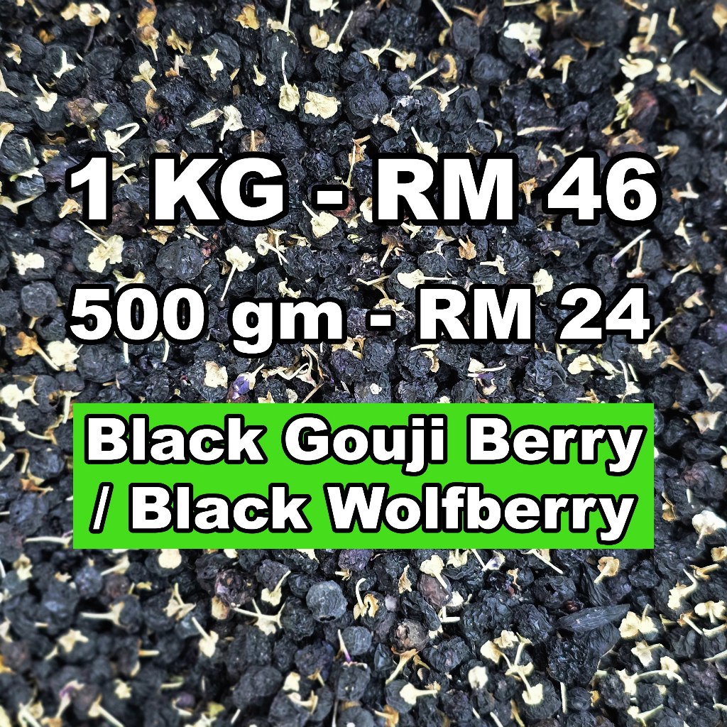 Black Gouji Berry / Black Woflberry 黑枸杞 (500g & 1kg) | Shopee Malaysia