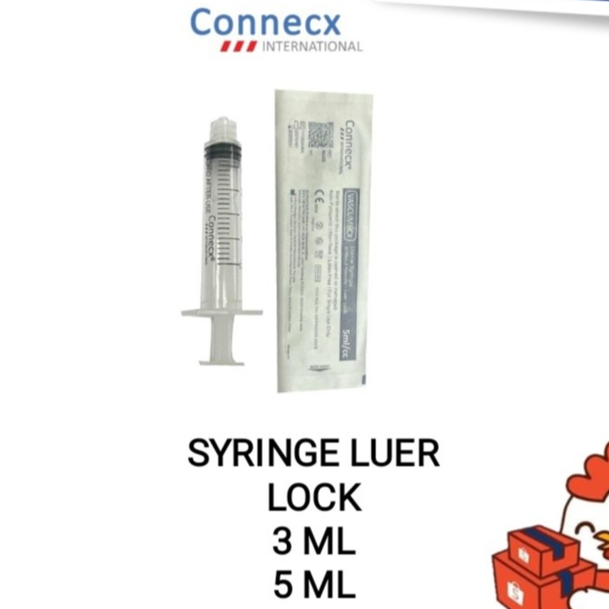 [Ready Stock] Connecx - Vascumecx 3-Part Disp Syringe, Luer Lock ...