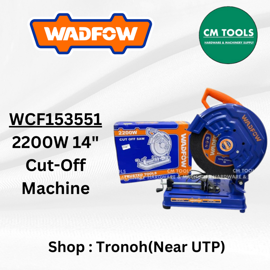 WADFOW WCF153551 2200W 14" Cut-Off Machine (Steel Cutting Machine) / Cut-Off Machine | Shopee ...