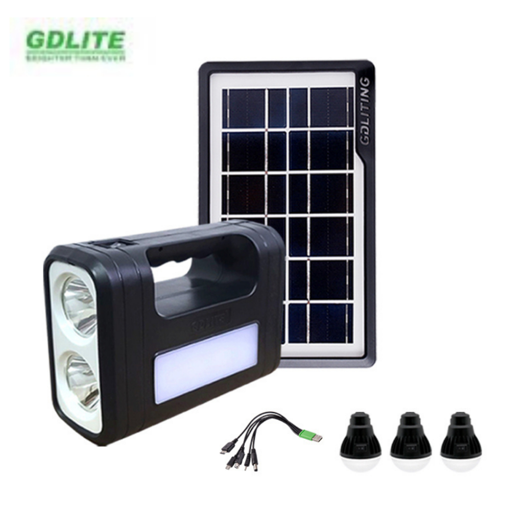 [ READY STOCK ] GDLite GD-8017Li Portable Solar LED Lighting System Kit ...