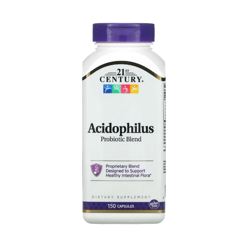 Exp: 10/26, 21st Century Acidophilus Probiotic Blend 150 capsules ...