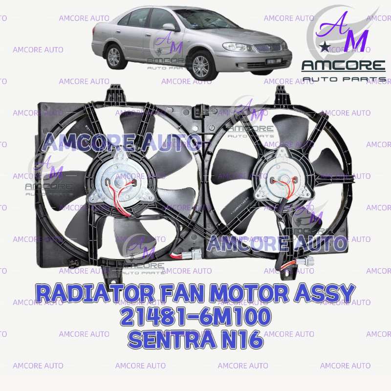 NISSAN SENTRA N16 - RADIATOR FAN MOTOR ASSY / COOLING FAN MOTOR SET ...