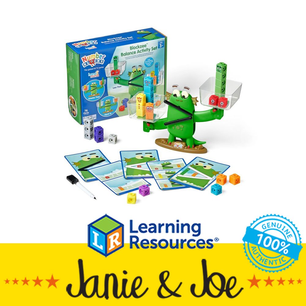 hand2mind Numberblocks Blockzee Balance Activity Set - Maths, STEM ...