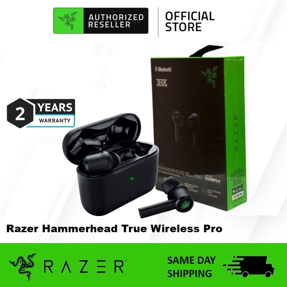 Razer Hammerhead Pro True Wireless Earbuds HyperSpeed Gaming Earbud ...