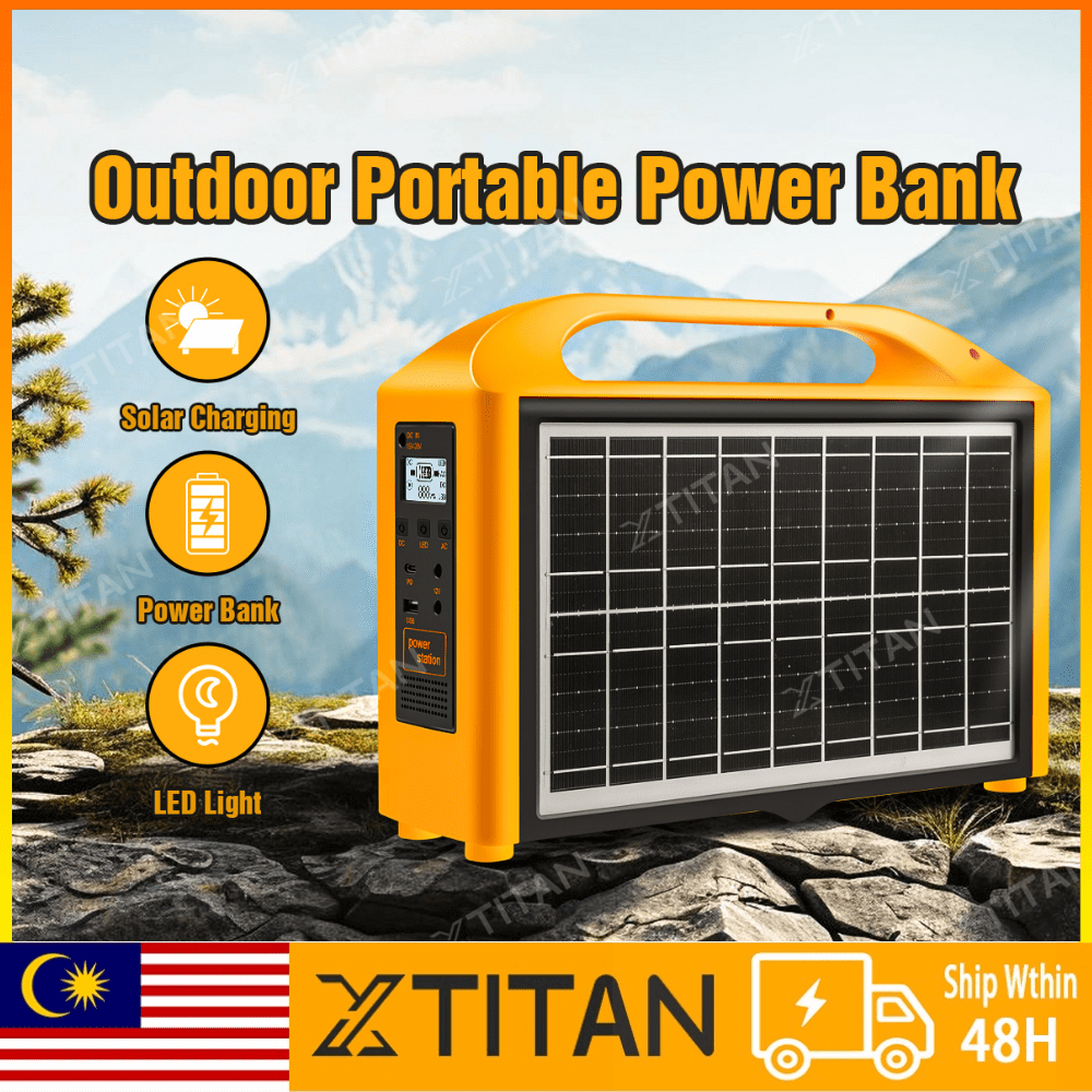 【KL Stock】XTITAN Solar Generator Outdoor Power Portable Solar Generator ...