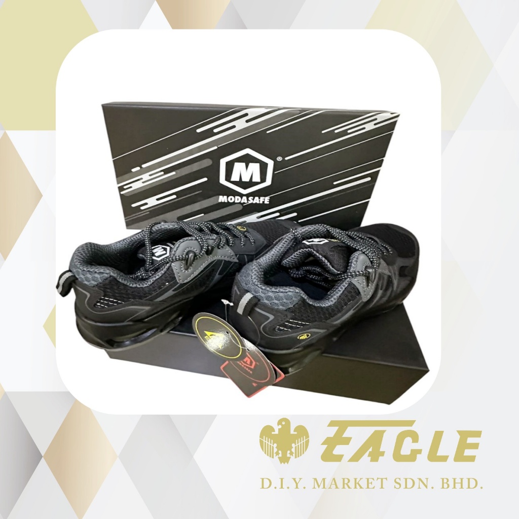 MODASAFE M-201 SAFETY FEATURES SHOE UK SIZE | Shopee Malaysia