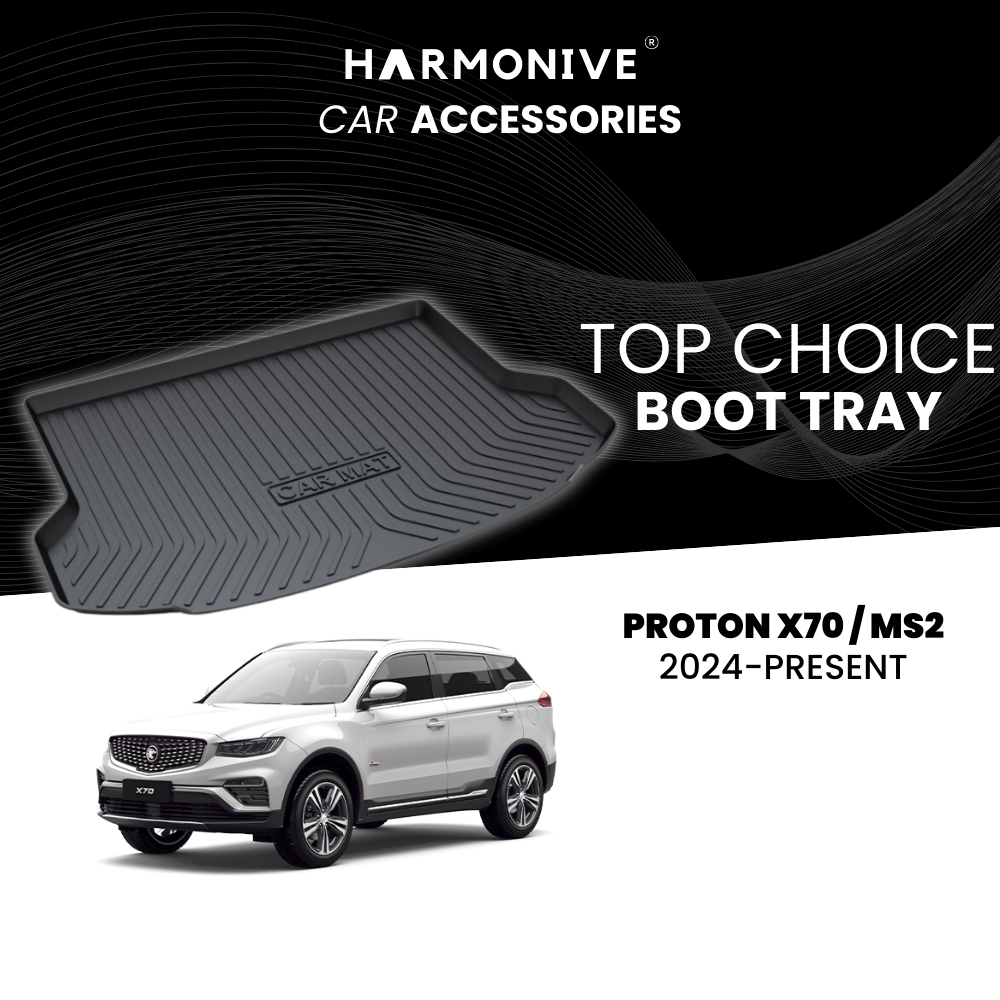 Harmonive Cargo Boot Tray Proton X70 Facelift MC2 (2019-Present ...