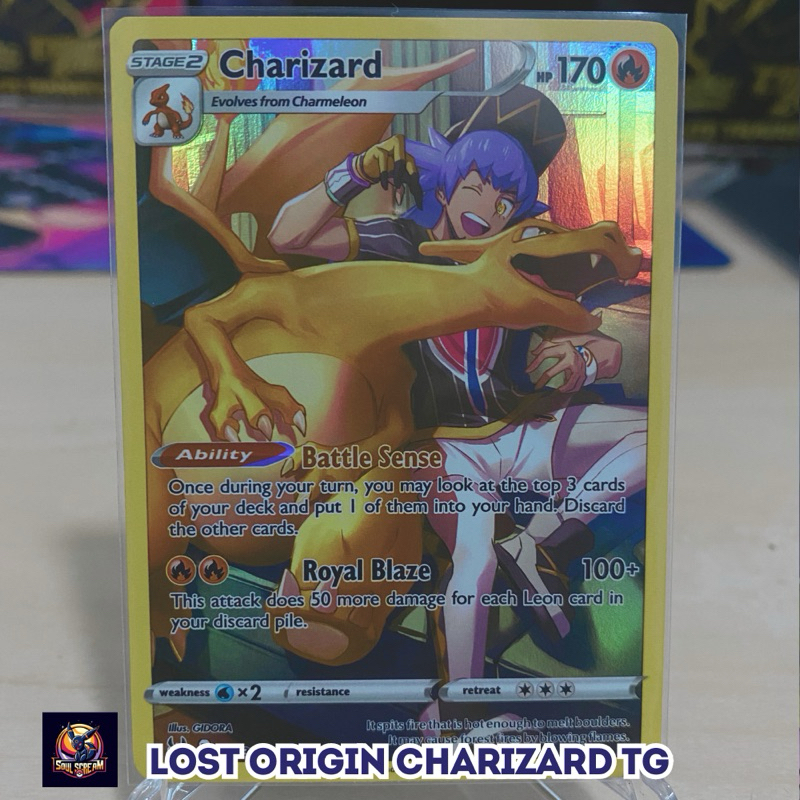 Pokemon TCG Lost Origin Charizard Trainer Gallery TG03/TG30 | Shopee ...