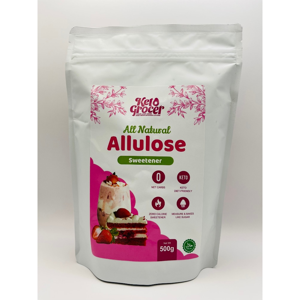 KETOGROCER Allulose (500g) Natural Keto Sweetener Fine Crystal Baking ...
