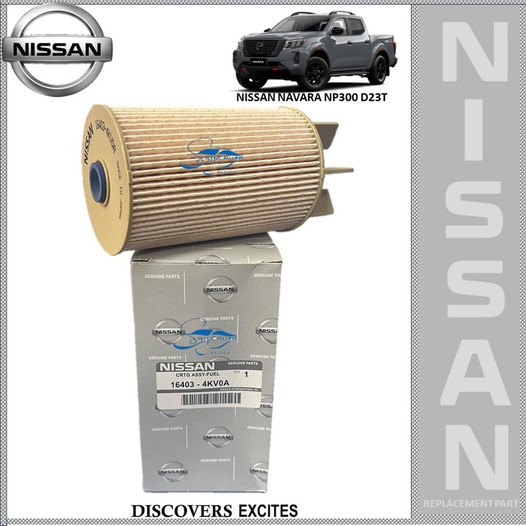 DIESEL FUEL FILTER - NISSAN NAVARA NP300 D23T -16403-4KV0A | Shopee ...