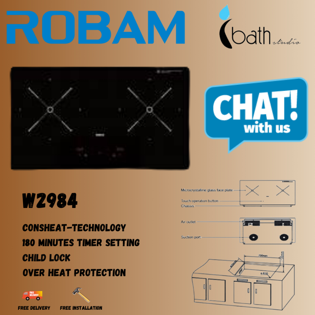 Robam Electric Induction Hob W2984 | Shopee Malaysia
