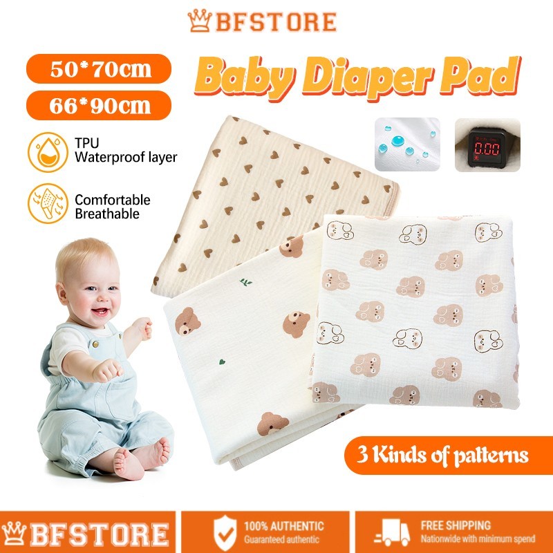 Baby Washable Diaper Changing Mat Diaper mat waterproof Baby Cotton ...