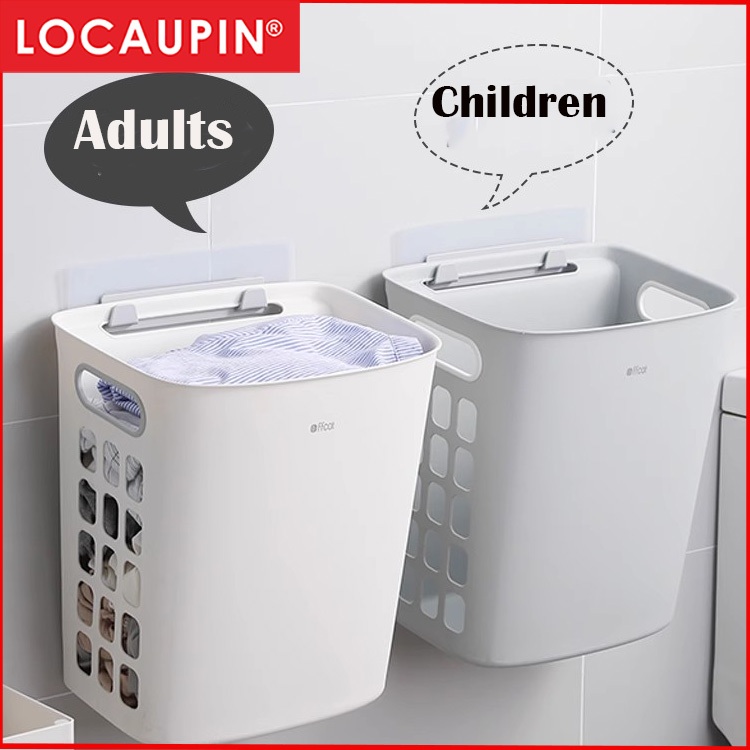 Locaupin Stackable Laundry Basket Storage Shelf Storage Basket with ...