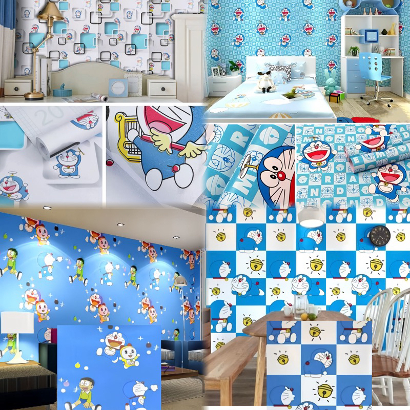 Pvc Cartoons Wallpaper DIY sticker gread B 45cm x 10meter Self adhesive ...