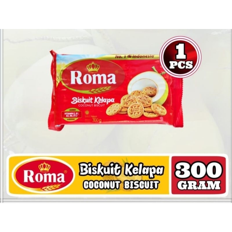 Roma Biscuit Kelapa 300gr | Shopee Malaysia