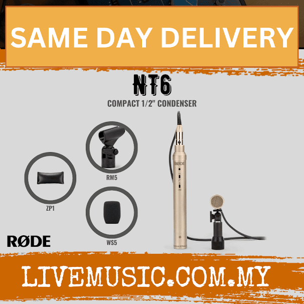 Rode NT6 Compact Condenser Microphone ( NT-6 ) | Shopee Malaysia