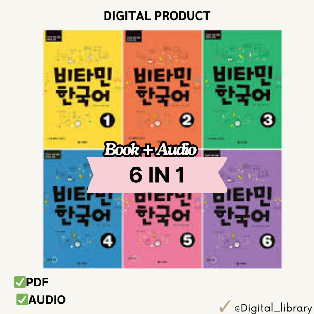 Vitamin Korean Textbook 1-6 (Korean Language Books) TOPIK | Shopee Malaysia