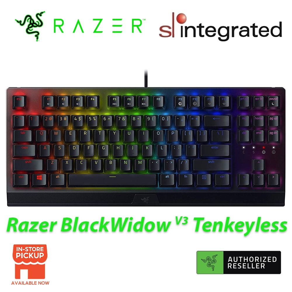 Razer BlackWidow V3 Tenkeyless Compact Mechanical Gaming Keyboard ...