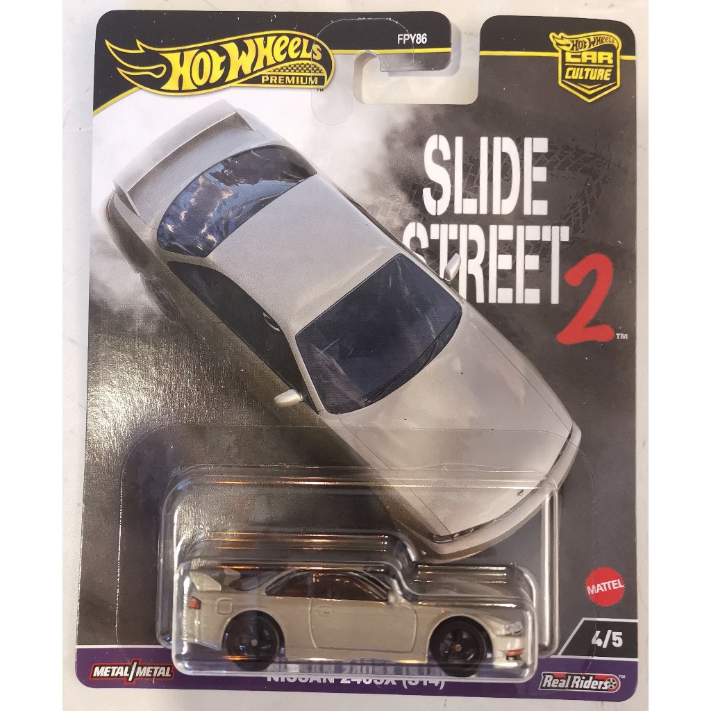 RARE LIMITED!! HOTWHEELS PREMIUM CAR CULTURE SLIDE STREET 2 NISSAN 240 ...