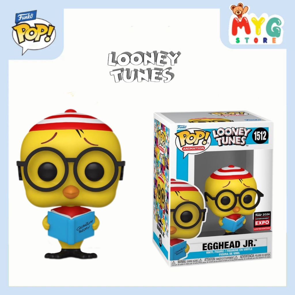 Funko Pop Vinyl Animattion Looney Tunes 1512 Egghead JR. 2024 EXPO ...
