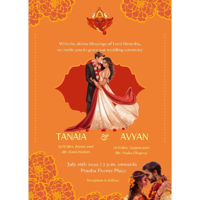 Indian wedding card customize | Shopee Malaysia