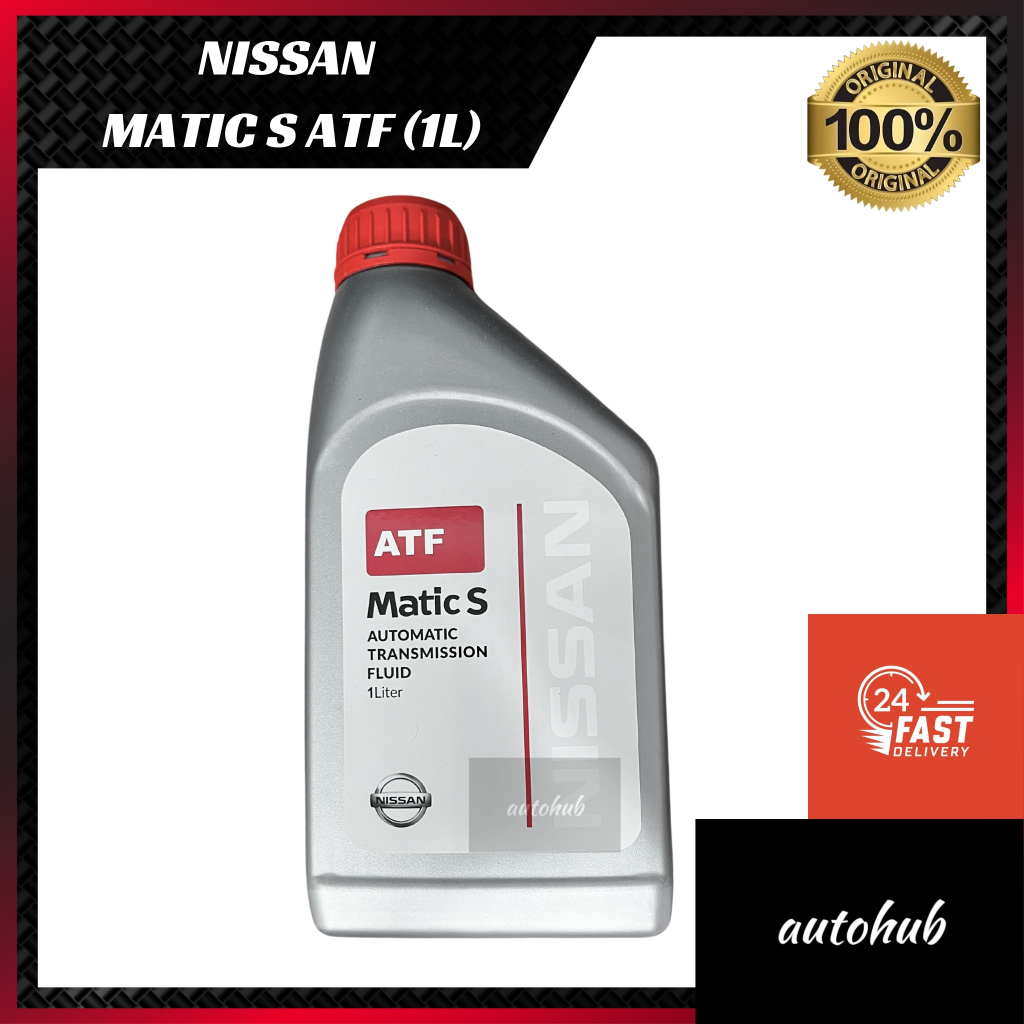 (ORIGINAL) Nissan ATF Matic S Automatic Transmission Fluid 1 Litre (1L ...