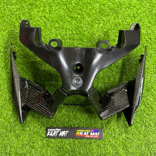 Carbon Fiber Wrap XMAX V1 Inner Headlight (BlackTwill) ‼️ PREORDER ‼️ ...