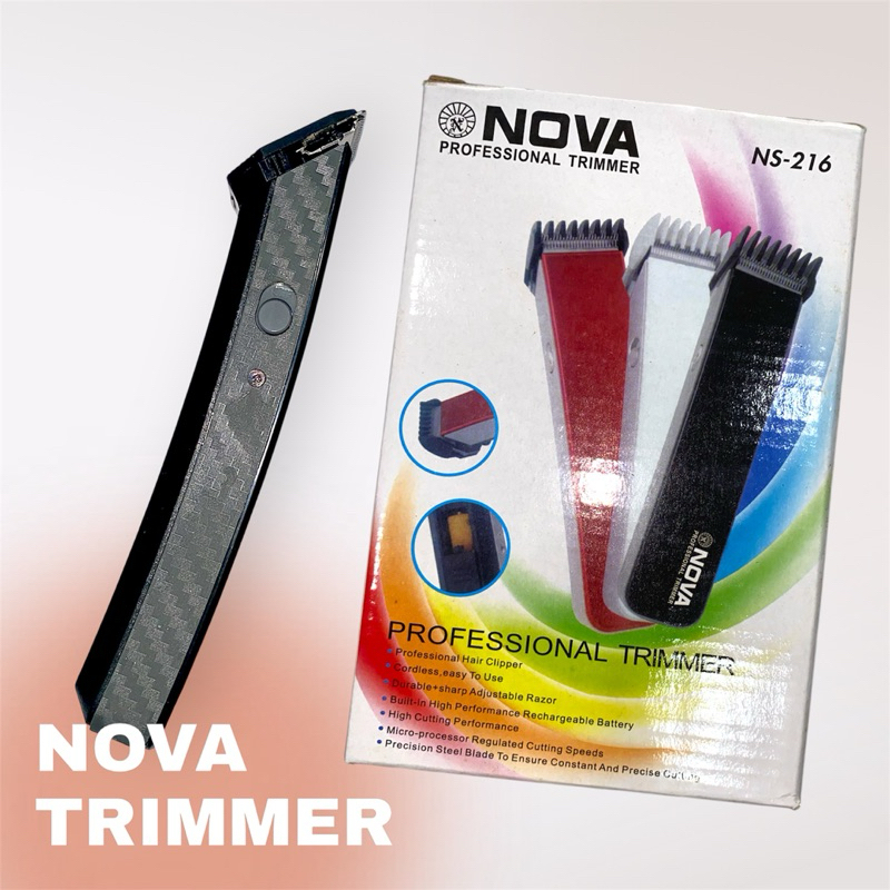 NOVA NS-216 PROFESSIONAL RECHARGEABLE HAIR TRIMMER CUTTER SHAVER ...