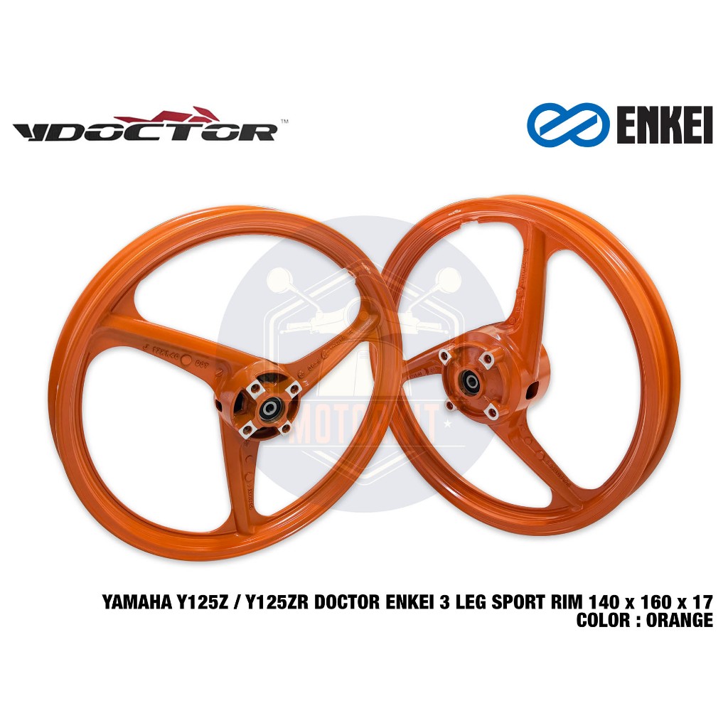 YAMAHA Y125ZR Y125 Y125Z DOCTOR ENKEI 3 LEG 3 BATANG SPORT RIM 140 x ...