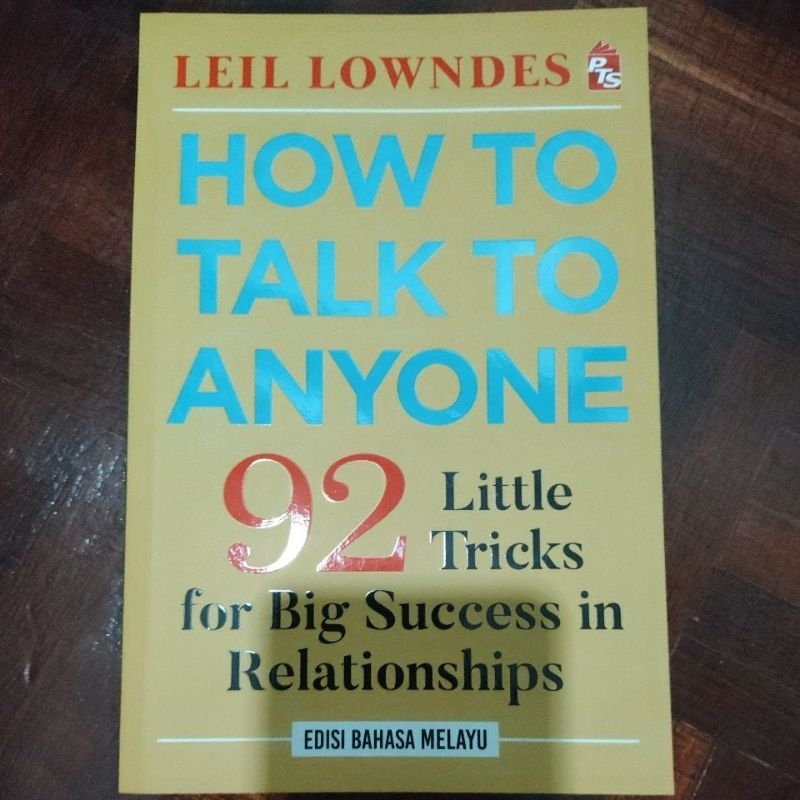 How To Talk To Anyone - Leil Lowndes (Bahasa Melayu) | Shopee Malaysia
