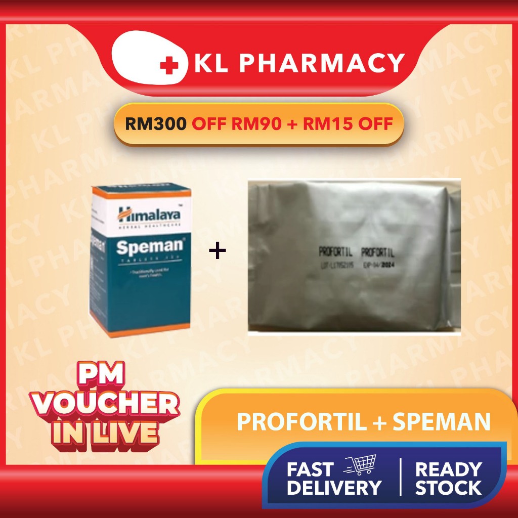 HIMALAYA Speman Tablets 100's + PROFORTIL 60 Capsules | Shopee Malaysia