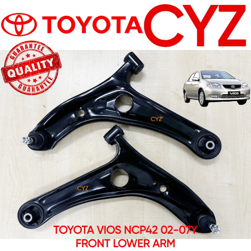 Front Lower Arm TOYOTA VIOS NCP42 02-07Y LH + RH (TOYOTA THAILAND ...