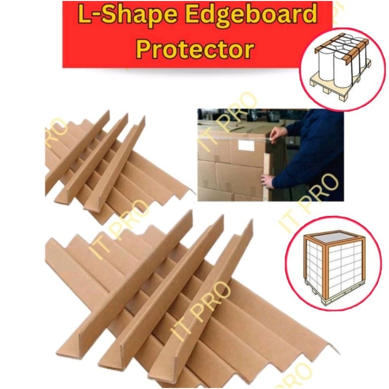 PRO🏠L Shape 100cm Pallet Carton Paper angle / Corner / Edge Protector ...