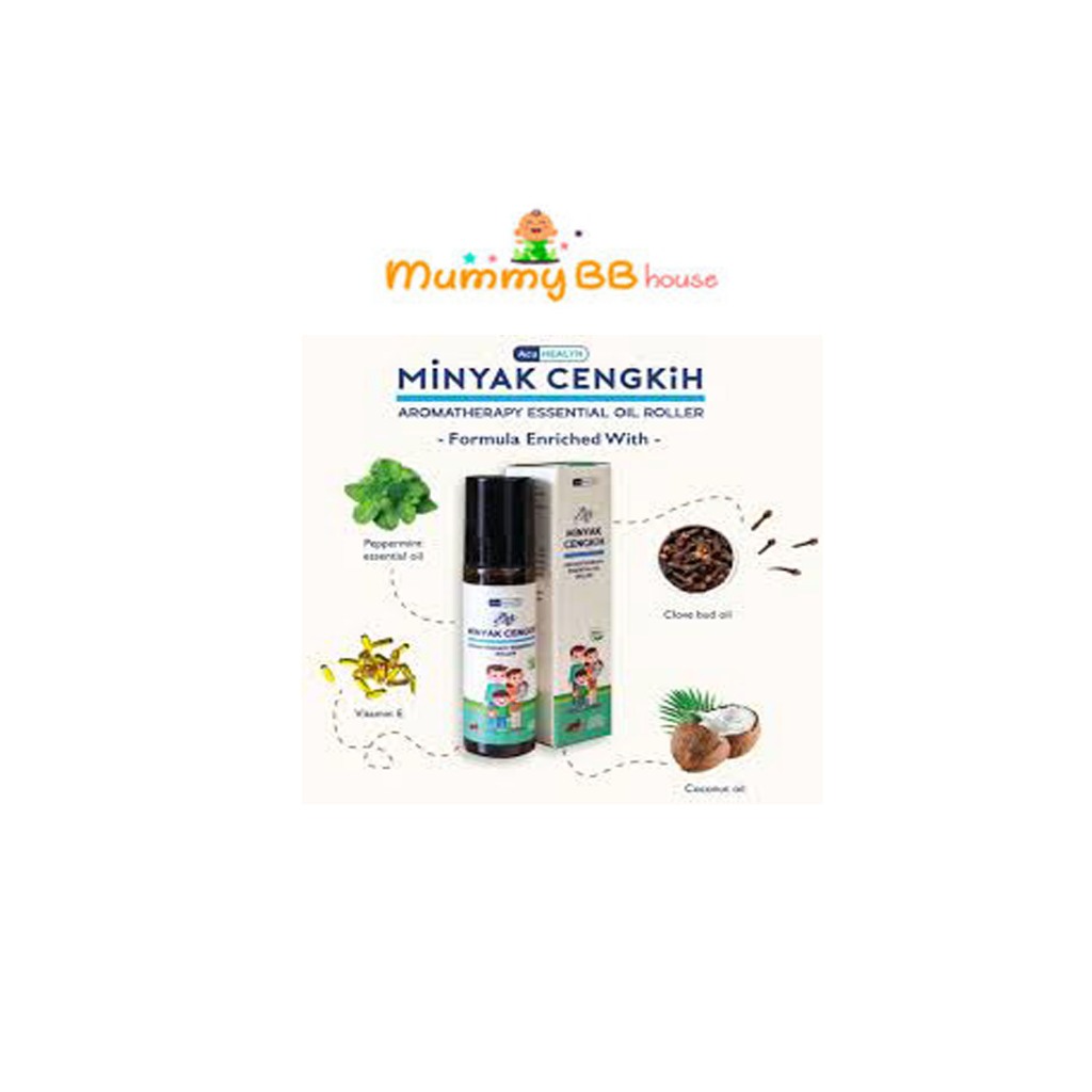ACUHEALTH MINYAK CENGKIH AROMATHERAPY ESSENTIAL OIL ROLLER ( 10ML ...