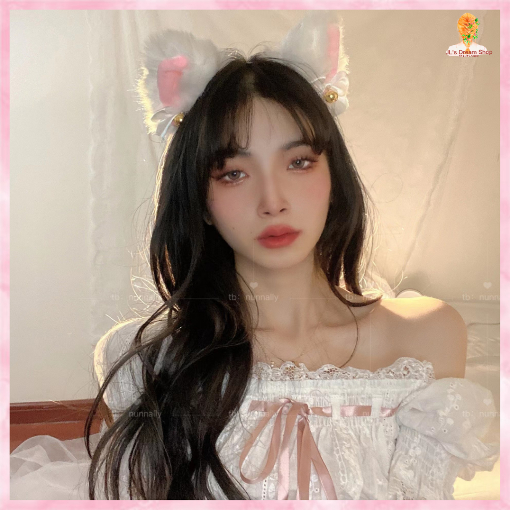 Sexy Plush Cat Ear With Bells Hair Band 性感毛绒猫耳朵铃铛发箍 万圣节Pita Rambut Hair ...